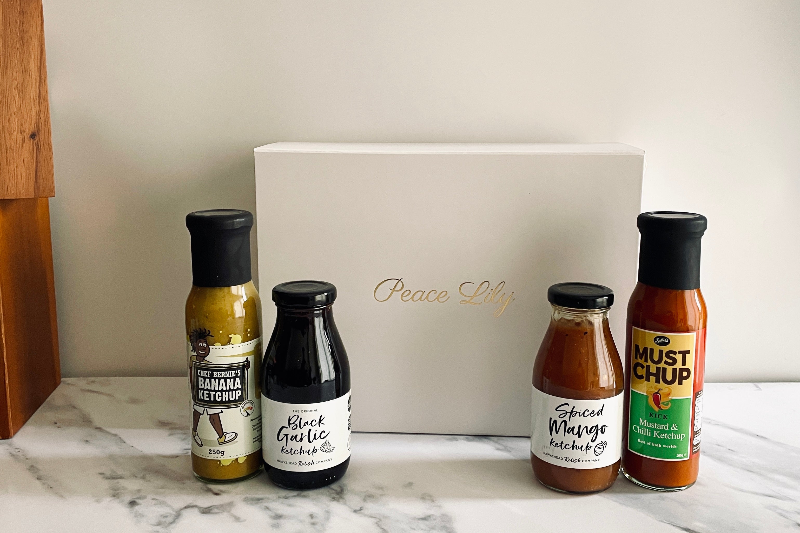Gourmet Ketchup Collection Gift Set | Black Garlic Ketchup | Peace Lily ...